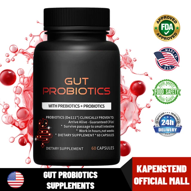 PROBIOTICS 1 BILLION CFU Potency Digestive Enzymes Immune Health 60 ...
