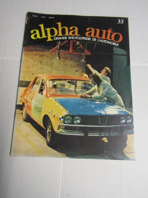 MAGAZINE ALPHA AUTO N° 33 EUR 5,00 - PicClick FR