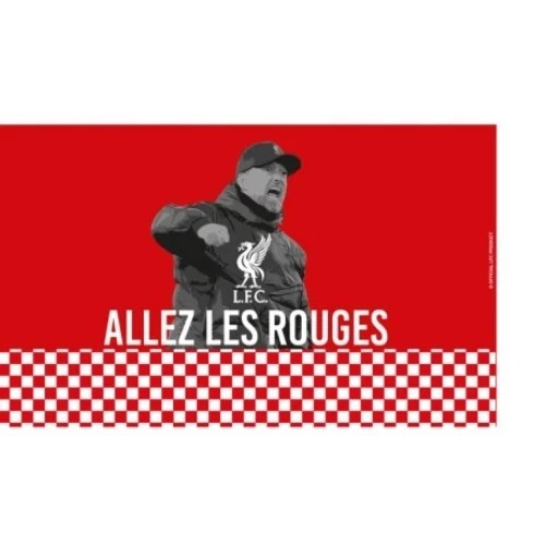OFFICIAL JURGEN KLOPP Liverpool FC Allez Les Rouges Flag £5.99 ...