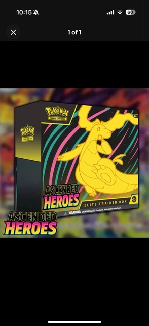 POKÉMON TCG: MEGA Evolution 2.5: Ascended Heroes: Elite Trainer Box 1/ ...
