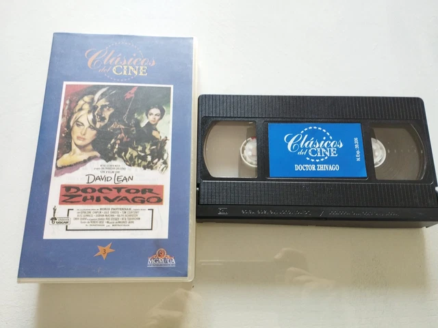 DOCTOR ZHIVAGO DAVID Lean Omar Charif Chaplin - VHS Film Tape Espagnol ...