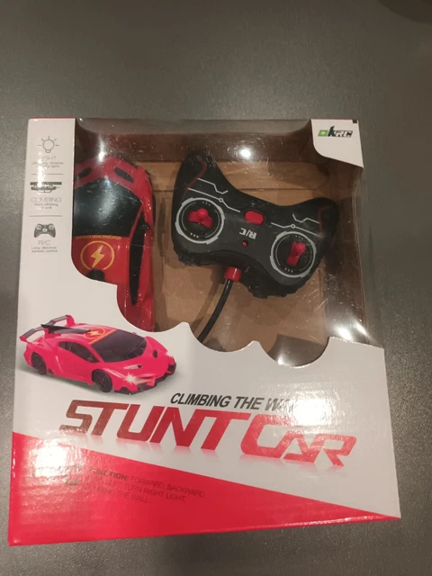 KIDS REMOTE CONTROL Climbing The Wall Stunt Car With Lights £11.75 ...