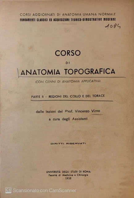 CORSO DI ANATOMIA topografica parte II Regioni del collo e del torace ...