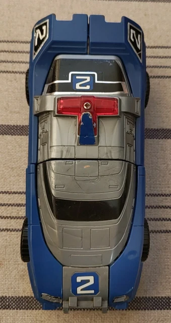 POWER RANGERS TURBO Deluxe Rescue Megazord Blue 2 Police Car Zord £18. ...