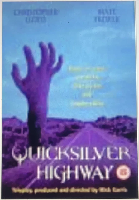 QUICKSILVER HIGHWAY VIDEO Vhs Rare Horror Stories Christopher Lloyd Stephen King £19.99 ...