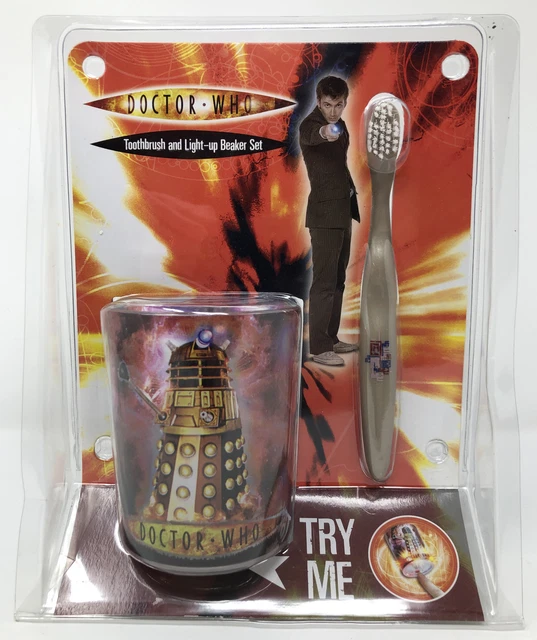 DOCTOR WHO DALEK Toothbrush Beaker Cup Holder Set New Boxed £7.50 ...