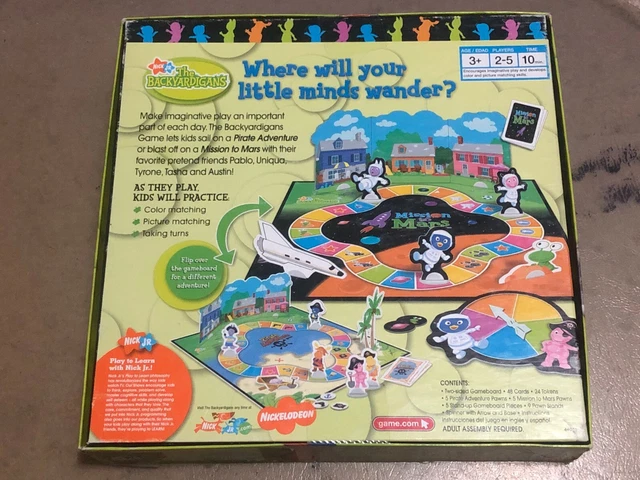 VINTAGE NICK JR. The Backyardigans Game Pirate Or Astronaut Milton ...
