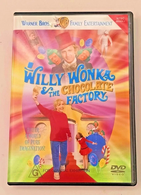 WILLY WONKA & The Chocolate Factory Pre Owned DVD 1971 Movie. 2001 ...