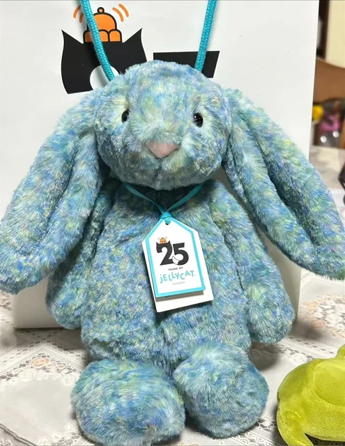JELLYCAT 25TH BASHFUL Bunny Azure Plush Toy 31CM With Tag Animal Dolls ...