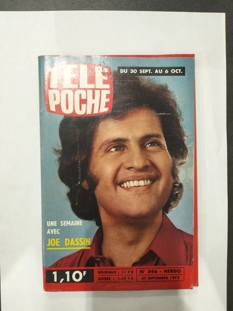 TELE POCHE 346 27 SEPTEMBRE 1972 Joe Dassin EUR 4,00 - PicClick FR