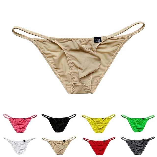 SEXY MEN MESH Low Rise Bikini Thong G-String Low Waist Briefs Underwear ...