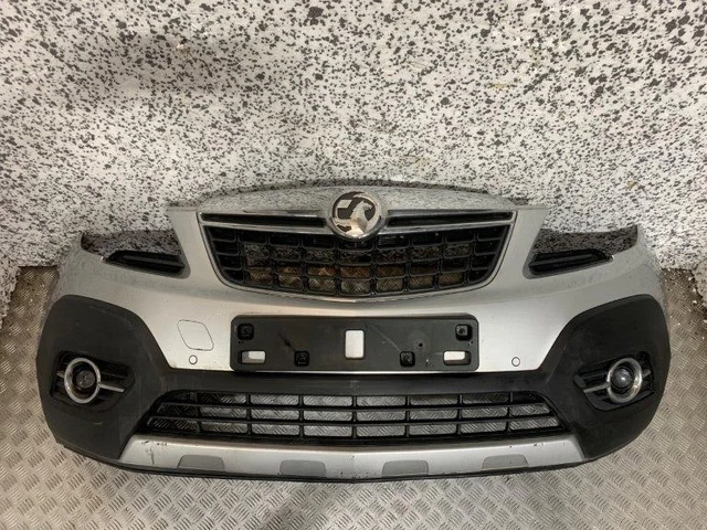 12-16 VAUXHALL MOKKA Mk1 Front Bumper Silver Paint Code Gan/Z176 (Pls ...