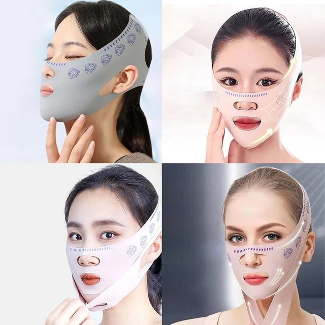 ADJUSTABLE LIFTING TIGHTENING Mask Elastic Chin Up Mask Woman $11.14 ...