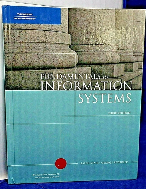 FUNDAMENTALS OF INFORMATION Systems Book By Ralph Stair Online Video ...