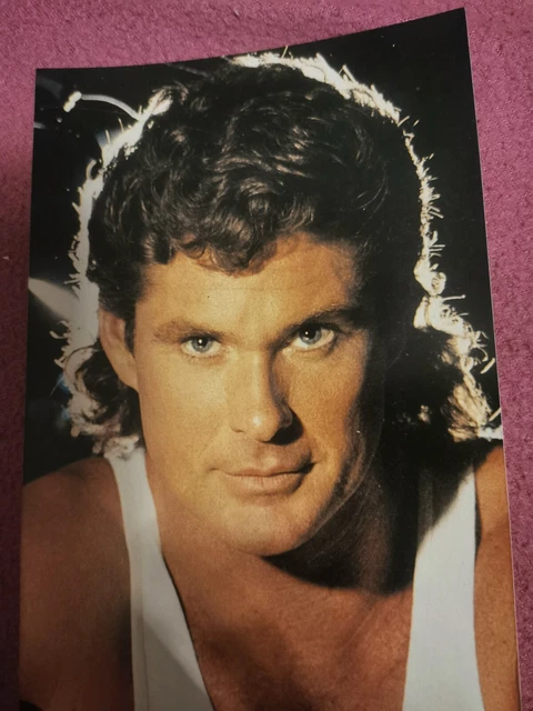 DAVID HASSELHOFF BAYWATCH Knight Rider Foto Photo 12, 5x19 cm EUR 100 ...