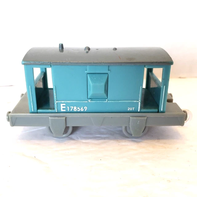 THOMAS AND FRIENDS Trackmaster Blue Brake Van Train E178569 HiT Toy ...