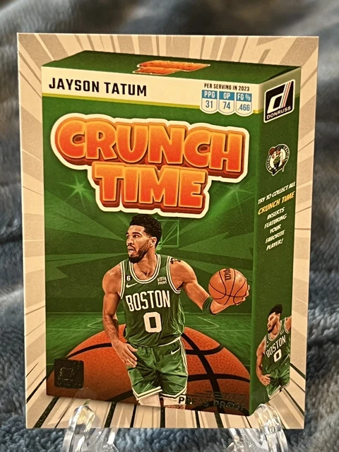 2023-24 DONRUSS JAYSON TATUM Crunch Time PROVA STAMPA #10 Boston ...