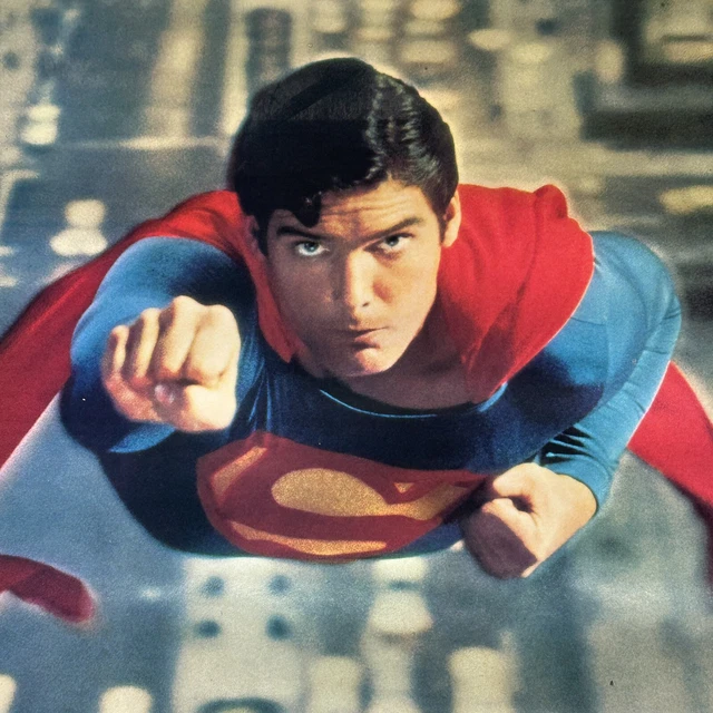 VINTAGE ORIGINAL 1978 Christopher Reeve Superman DC Comics movie promo ...