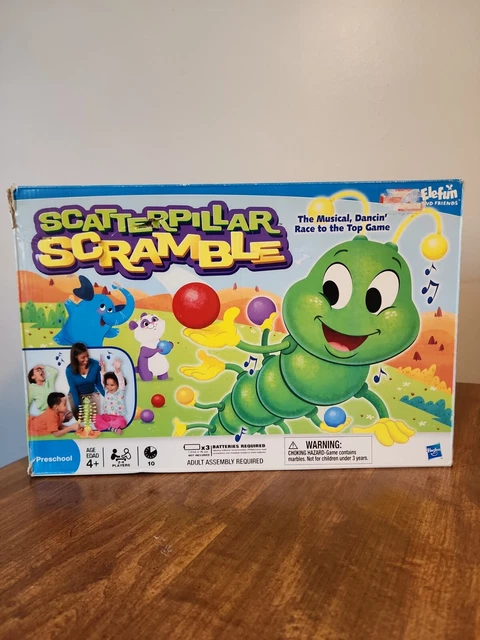HASBRO SCATTERPILLAR SCRAMBLE Game Works Missing 8 Balls And hasbro-scatterpillar-scramble-game-works-missing-8-balls-and