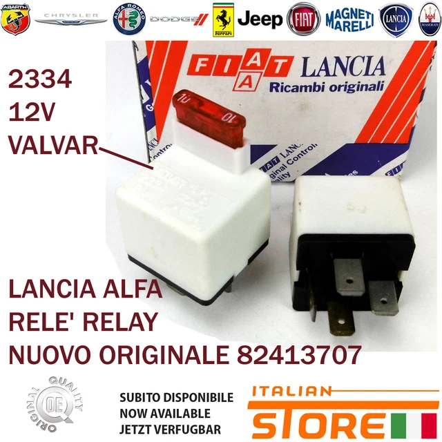 LANCIA ALFA RELE ' Relay 2334 12V Valvaire Neuf Original 82413707 EUR ...