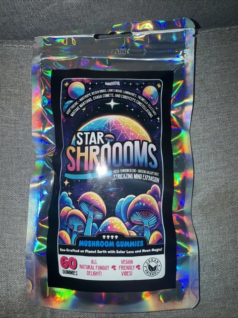 STARSHROOMS | NOOTROPIC Mushroom Gummies X60 Vegan Gluten Free £17.00 ...