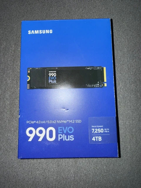 SAMSUNG 4TB 990 Evo Plus Internal Ssd Nvme M2 Pcie 4.0 Up To 7250 Mb/S ...