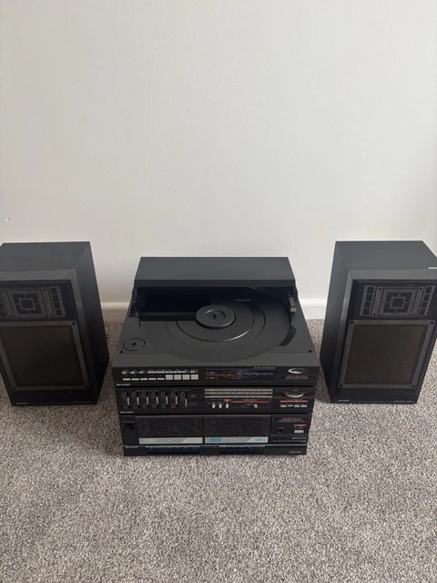 SHARP VZ-1550 - Fully Working, HI-Fi, Play Both Sides record, Double ...