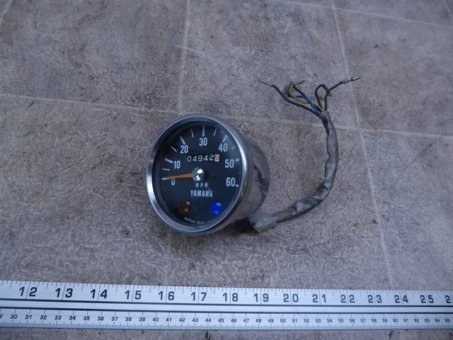1973 YAMAHA GT80 Mini Enduro Y541-2) speedometer speedo gauge works ...