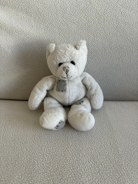 DEBENHAMS WHITE BEAR Plush Toy Soft Teddy 6 Inch Seated “V” £18.95 - PicClick UK