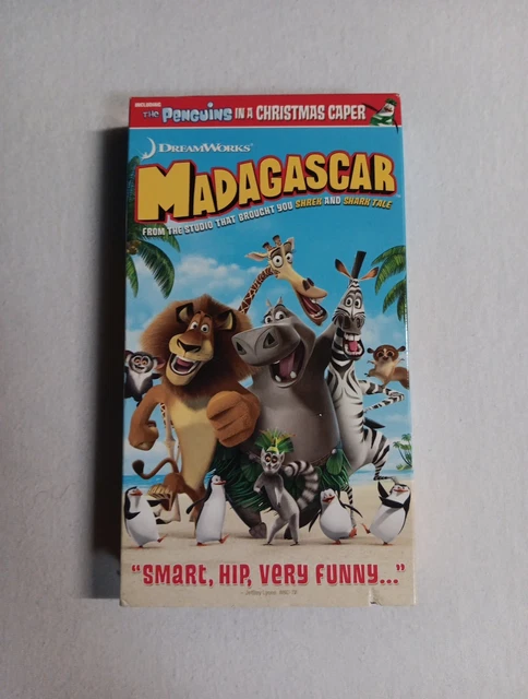 MADAGASCAR (VHS, 2005) Dreamworks Late Release Rare - Tested ️ VG+ £35. ...