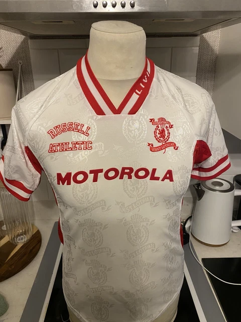RARE VINTAGE LIVINGSTON Football Shirt Russell Athletic LB £42.30 ...
