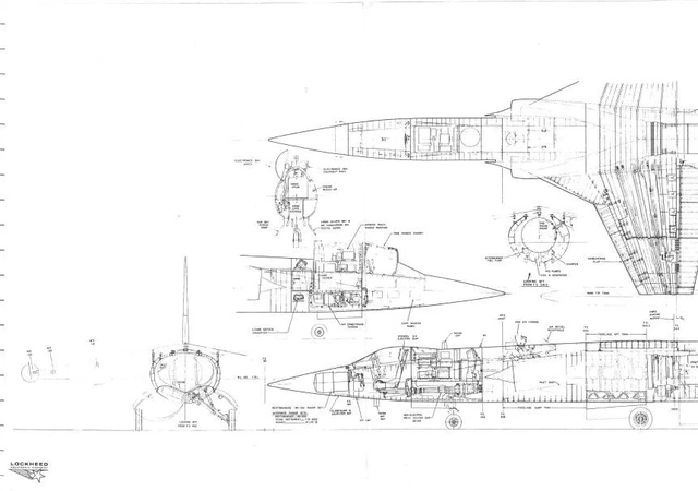 CL-1200 X-27 LANCER Jet Period Aircraft Manual DVD experimental plans ...