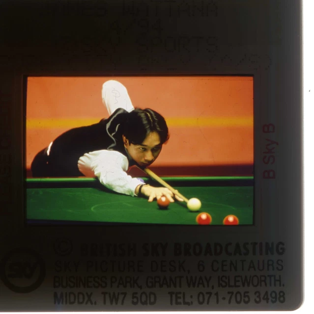JAMES WATTANA - Snooker 1994 BSkyB Sky Sports 35mm Slide #393 £4.98 ...