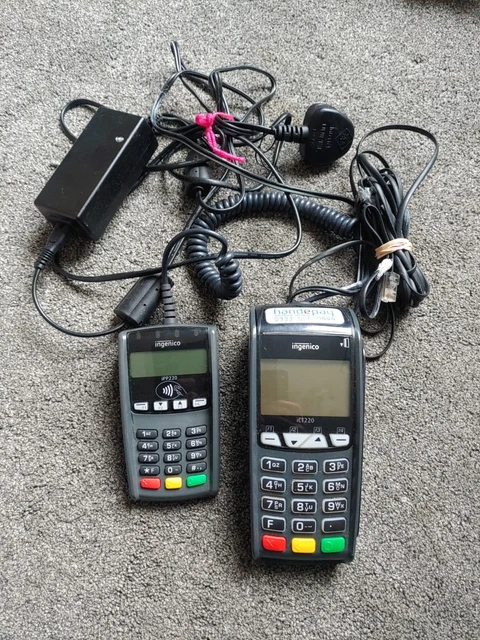 INGENICO ICT220 CARD machine terminal with separate contactless card ...