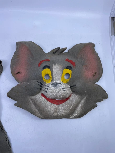 VINTAGE HALCO TOM and Jerry Tom Full costume & mask 60s Rare $99.99 ...