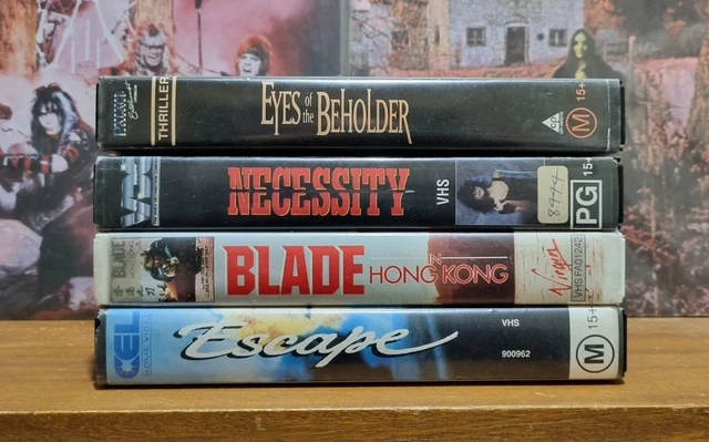4X CEL, VIRGIN VISION, VDC & PALACE ENTERTAINMENT Action Thriller VHS ...