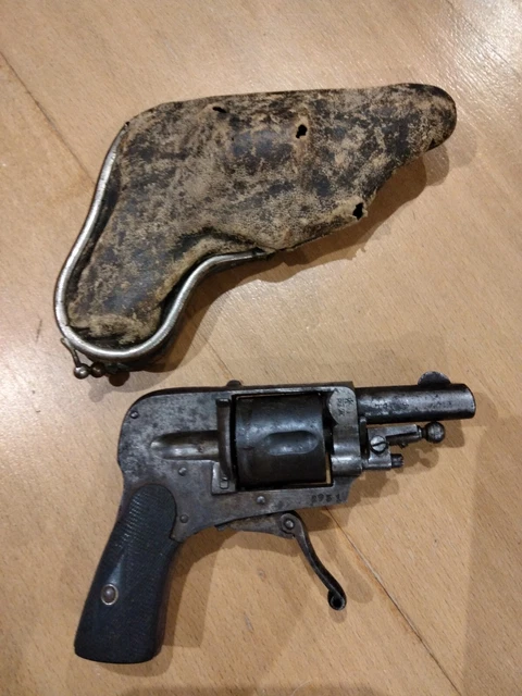 ANCIEN REVOLVER A Broche De Collection EUR 250,00 - PicClick FR