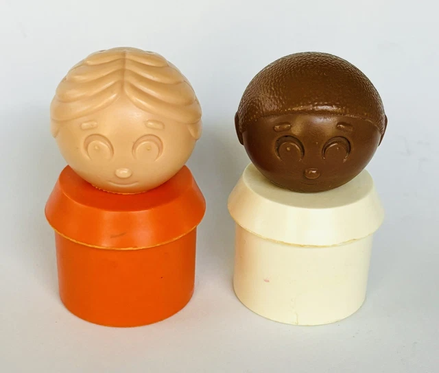 RARE VINTAGE TUPPERWARE Tuppertoys People Figures Lot of 2 Toy Figures ...