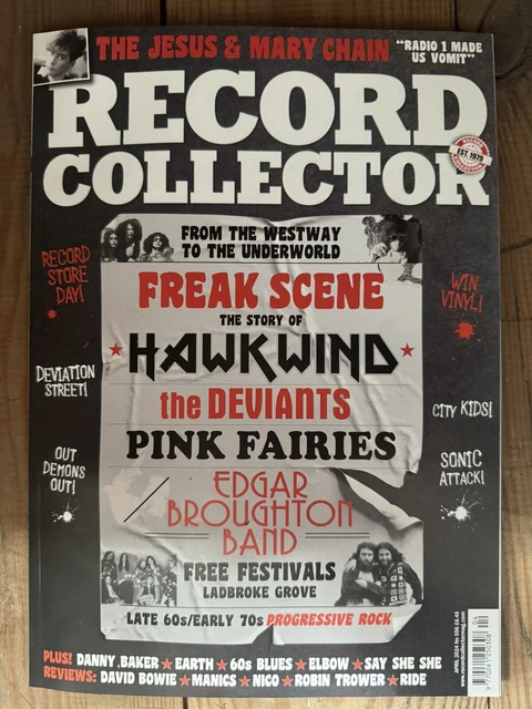 RECORD COLLECTOR MAGAZINE April 2024 Freak Scene: Hawkwind, The ...