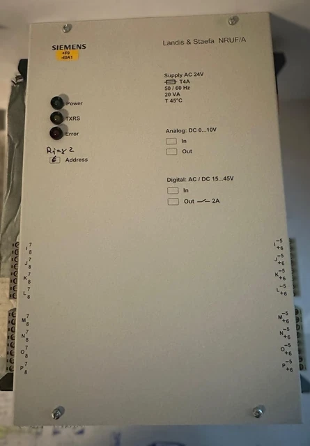 SIEMENS LANDIS & Staefa NRUF/A | T1 / L&S Ni1000 | automation device ...