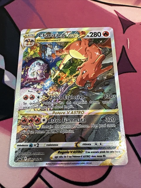 CARTE POKEMON CHARIZARD V Astro Swsh262 Ultra Premium Collection Spada ...