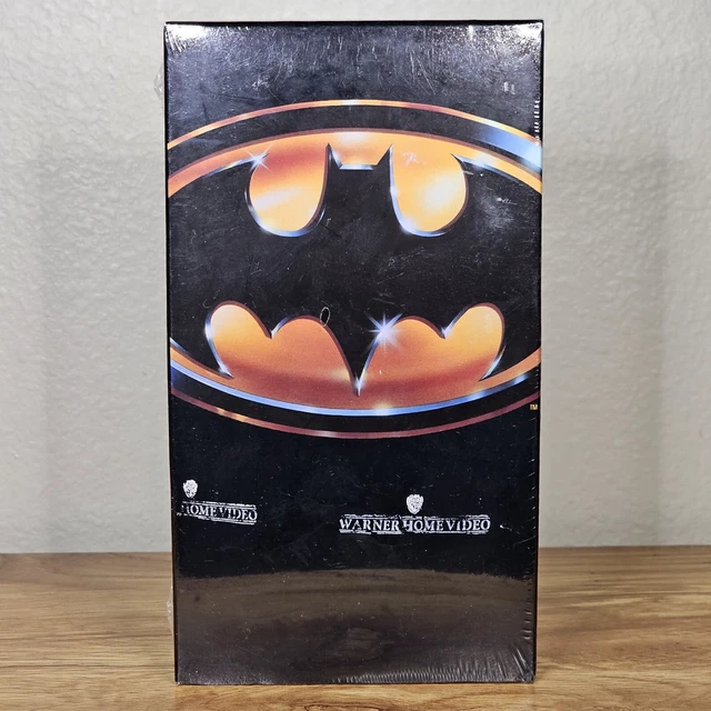 1989 BATMAN VHS Video Factory Sealed Watermark Tim Burton Michael ...