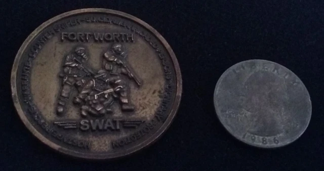 RARE FORT WORTH SWAT Special Operations Sniper Police Department ...