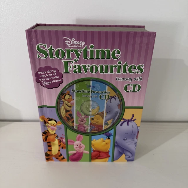 DISNEY STORYTIME FAVOURITES Winnie The Pooh Read Along Book With CD $25 ...