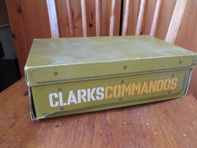VINTAGE 'CLARKS COMMANDOS' Shoe Box - Empty £5.43 - PicClick UK
