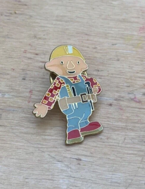 VINTAGE BOB THE BUILDER Pin Badge Children’s TV Television Memorabilia ...