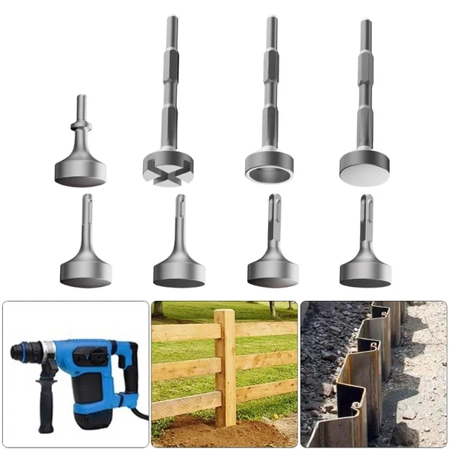 ALLOY PILES DRIVER Ground Rod Driver Drill Bit Driver for Long Last ...