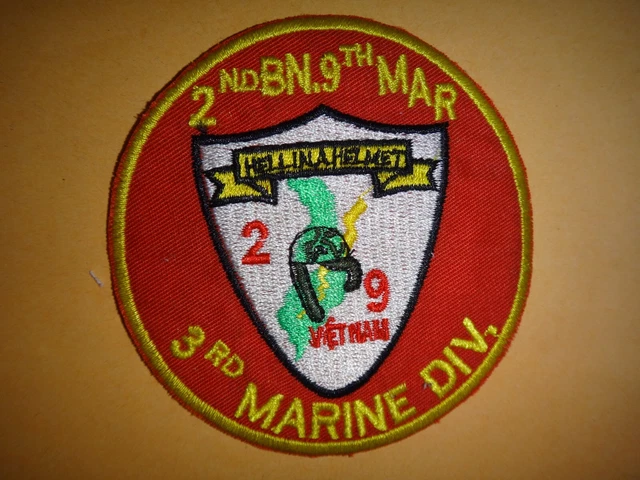 VIETNAM WAR USMC 2nd Battalion 9th Marine Regiment 3rd marine Division ...