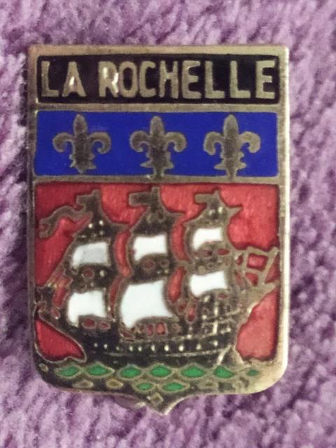 RÉGIONALISME : INSIGNE blason de La Rochelle vers 1930 EUR 13,80 ...