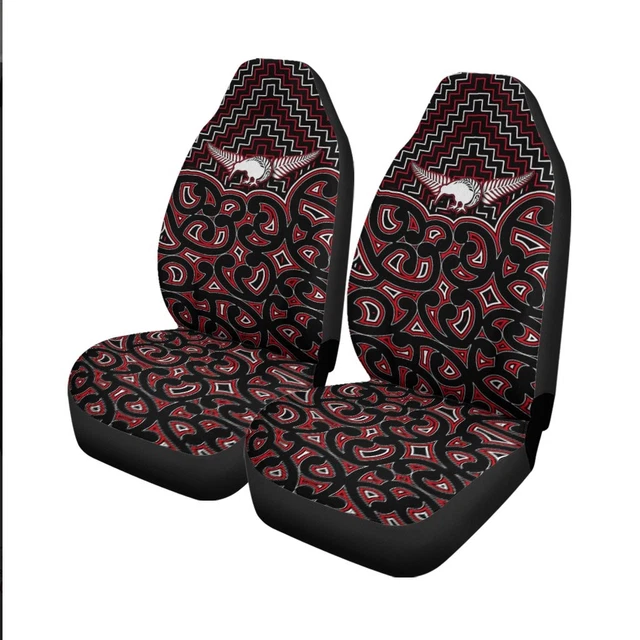 CUSTOM TONGA PACIFIC Rugby 2024 Car Seat Cover Ngatu Tribal Pattern ...